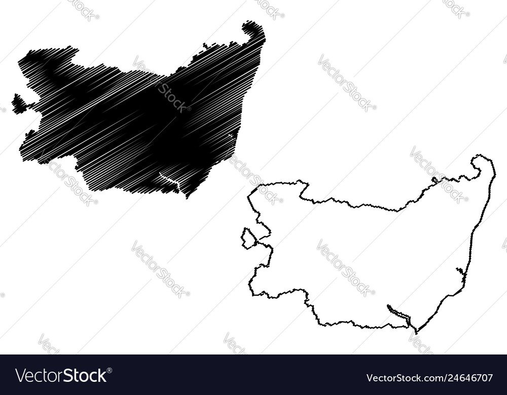 Suffolk map Royalty Free Vector Image - VectorStock