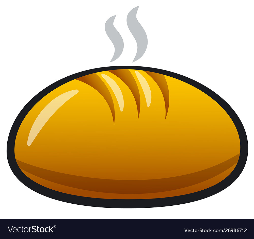 Baking loaf bread Royalty Free Vector Image - VectorStock