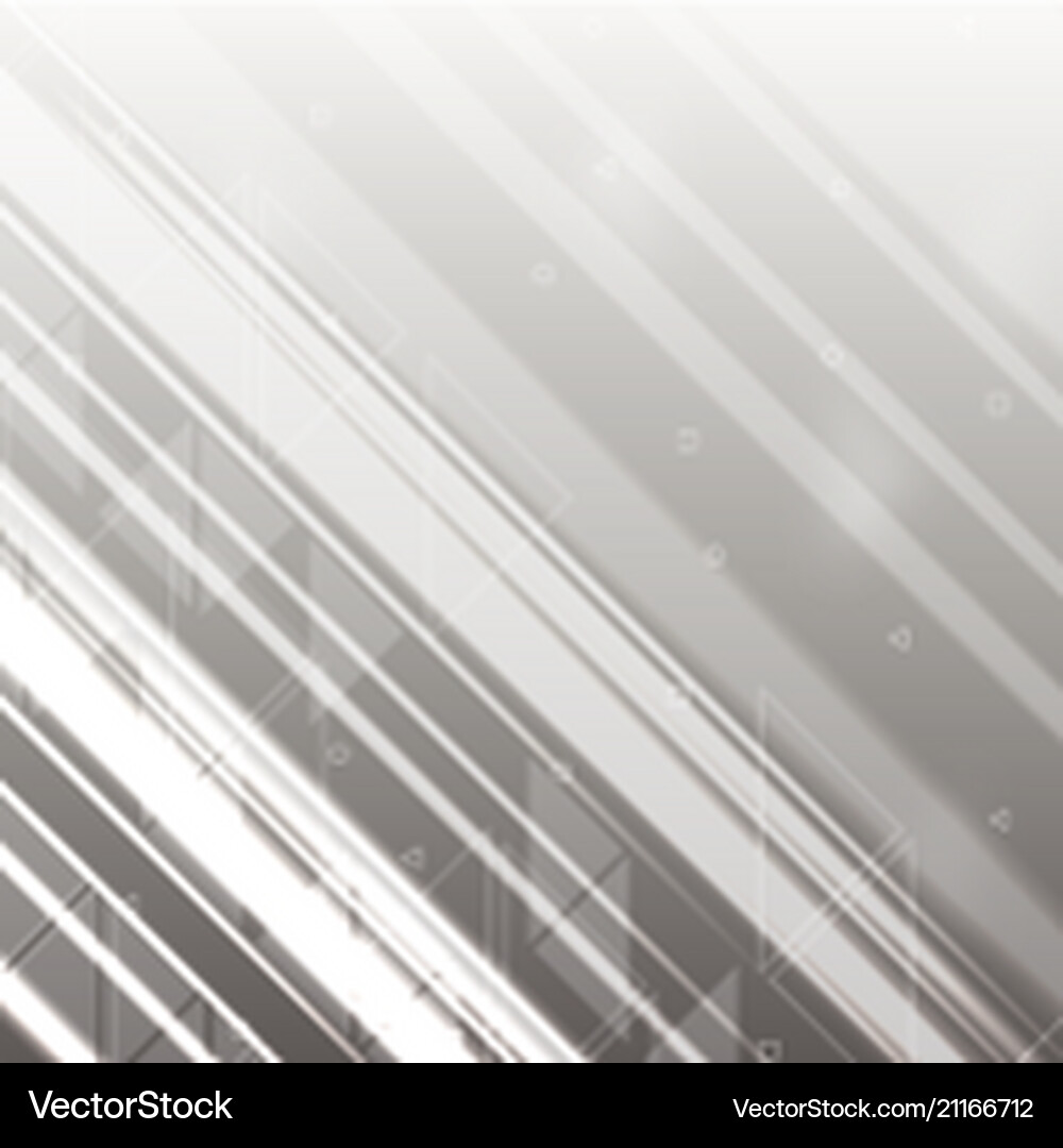 Geometric technology background with gear shape Vector Image
