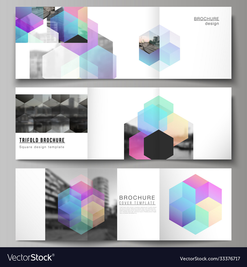 Layout square format covers design Royalty Free Vector Image
