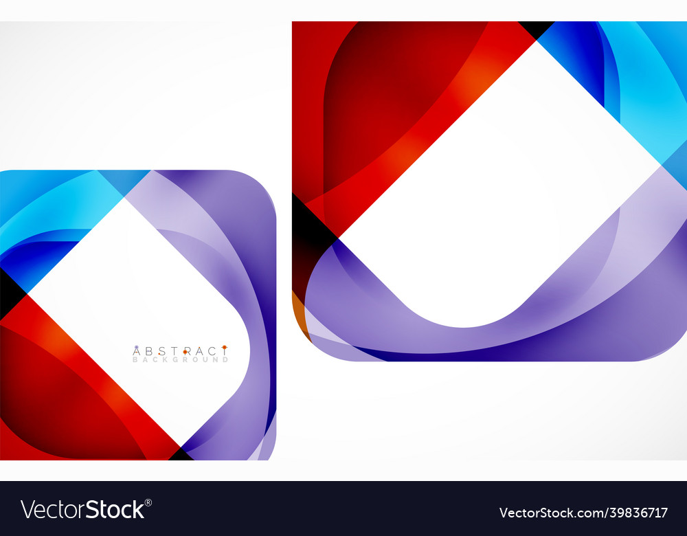Minimal background abstract square shape Vector Image