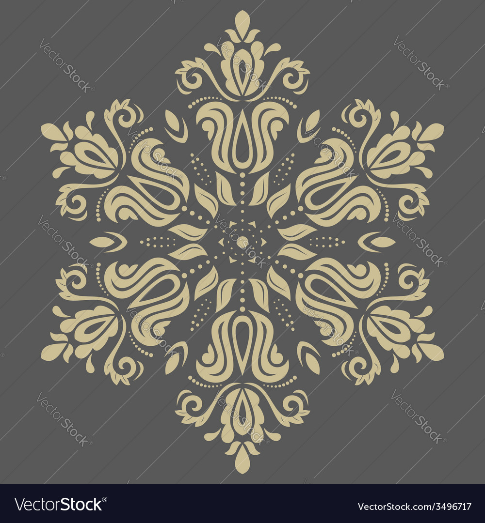 Orient pattern abstract background Royalty Free Vector Image