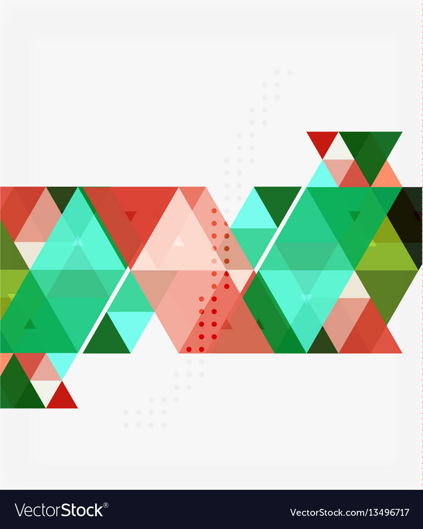 Triangles abstract background Royalty Free Vector Image