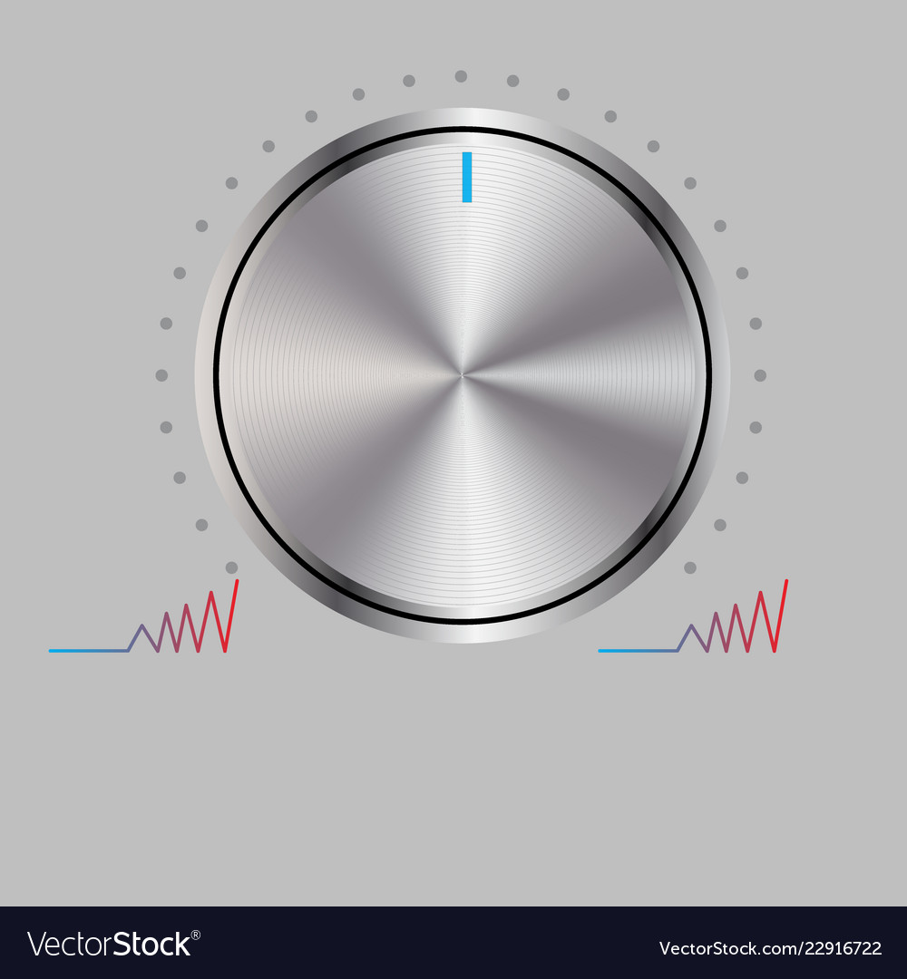 Abstract volume control Royalty Free Vector Image