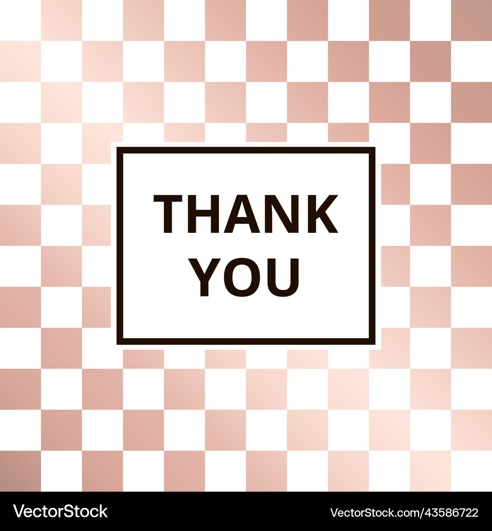 Greeting card chess rose gold background Vector Image