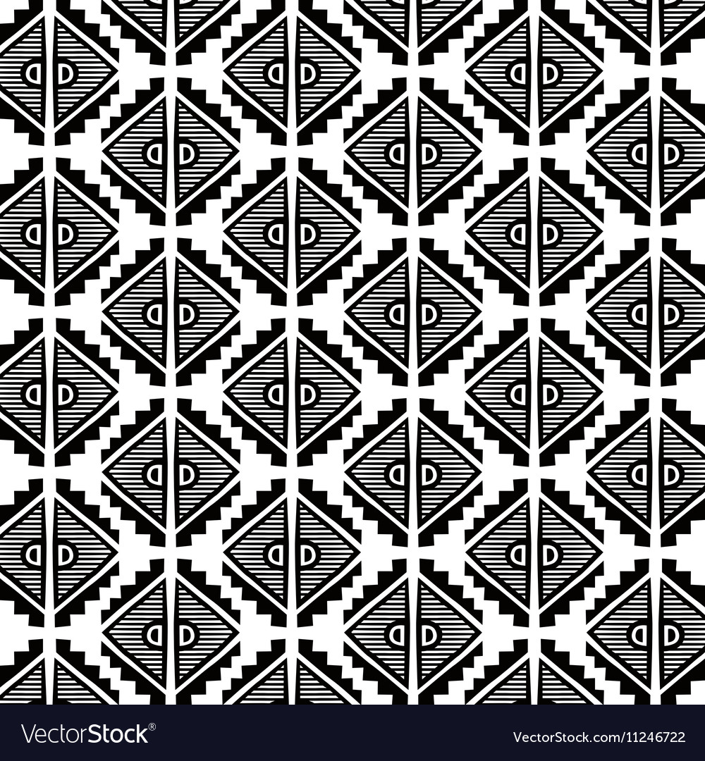 Native ethnic seamless pattern Royalty Free Vector Image