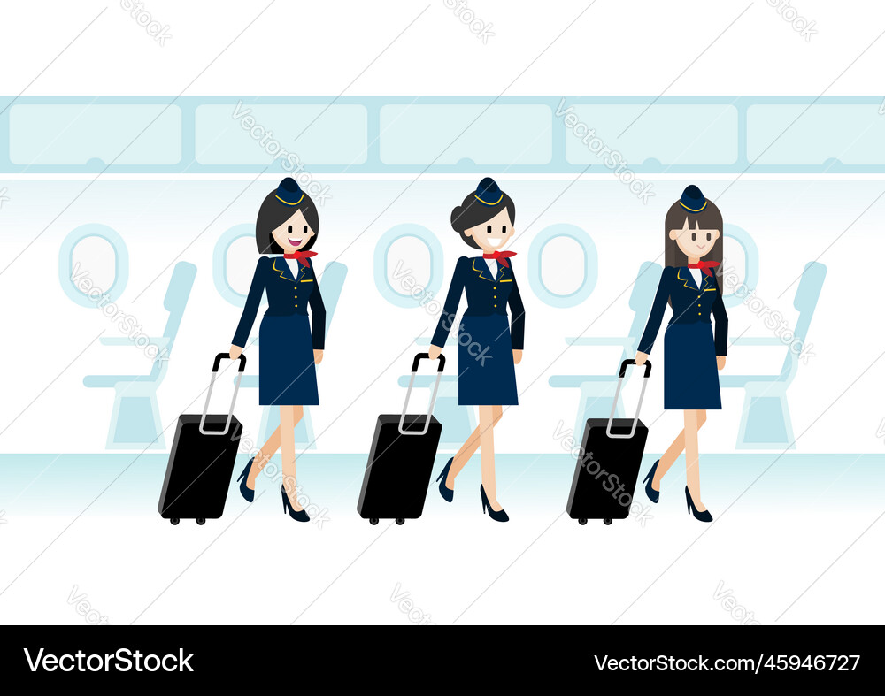 Cartoon character with three beautiful air Vector Image