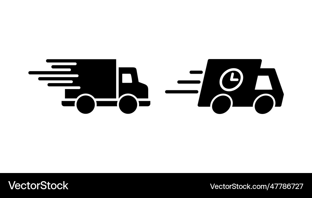Delivery icon shipping fast icon Royalty Free Vector Image