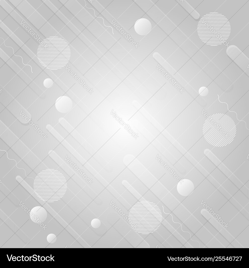Gray and white color geometric modern abstract Vector Image