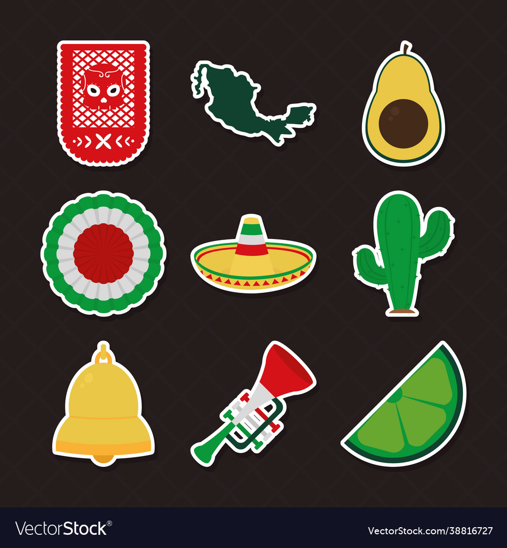 Mexican Symbols Design Royalty Free Vector Image mexican-symbols-design-royalty-free-vector-image