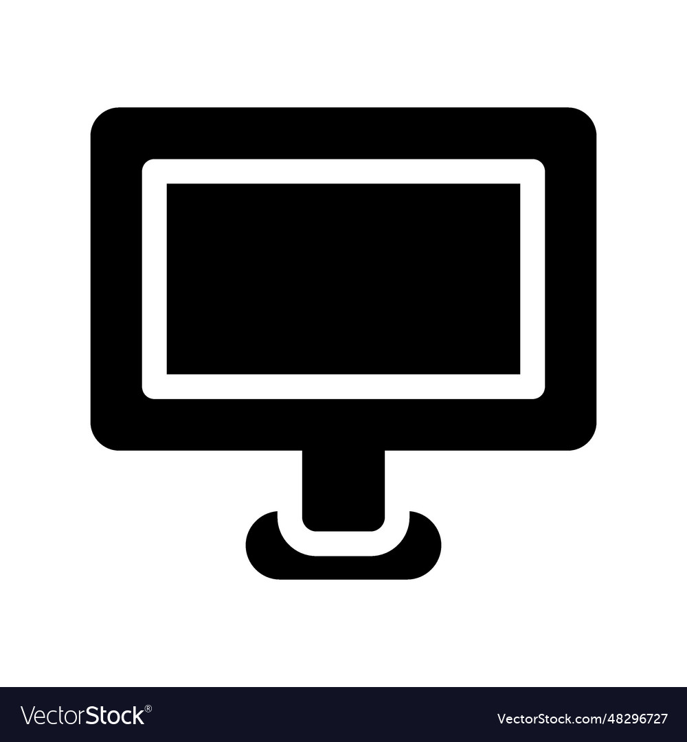 Monitor icon Royalty Free Vector Image - VectorStock