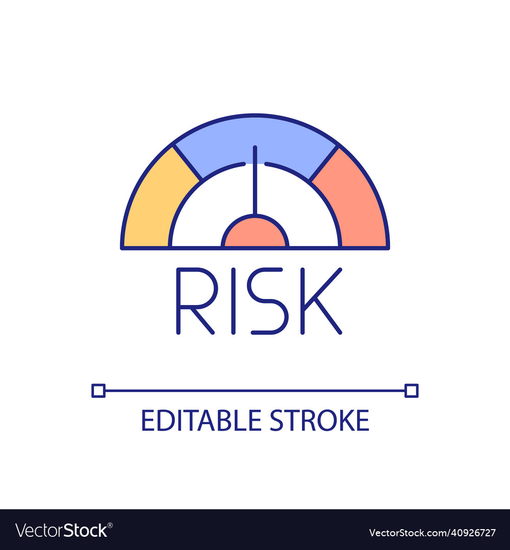 Risk management rgb color icon Royalty Free Vector Image Risk management rgb color icon Royalty Free Vector Image