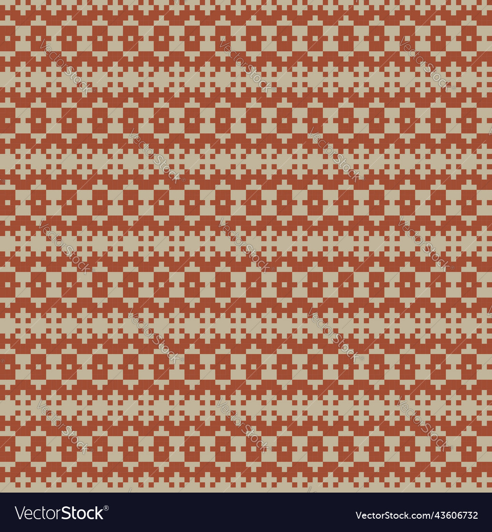 Fair isle seamless pattern design Royalty Free Vector Image