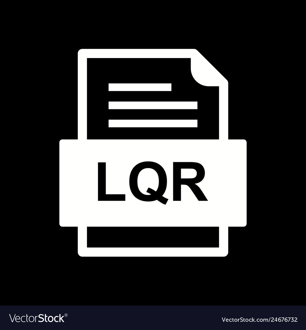 Qr file document icon Royalty Free Vector Image