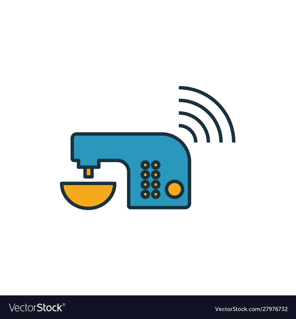 Smart kitchen icon simple element from Royalty Free Vector