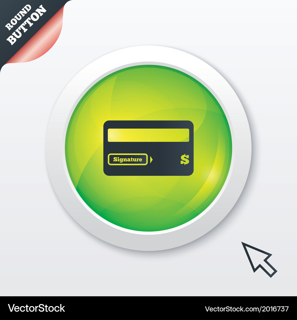 Credit card sign icon debit symbol Royalty Free Vector Image