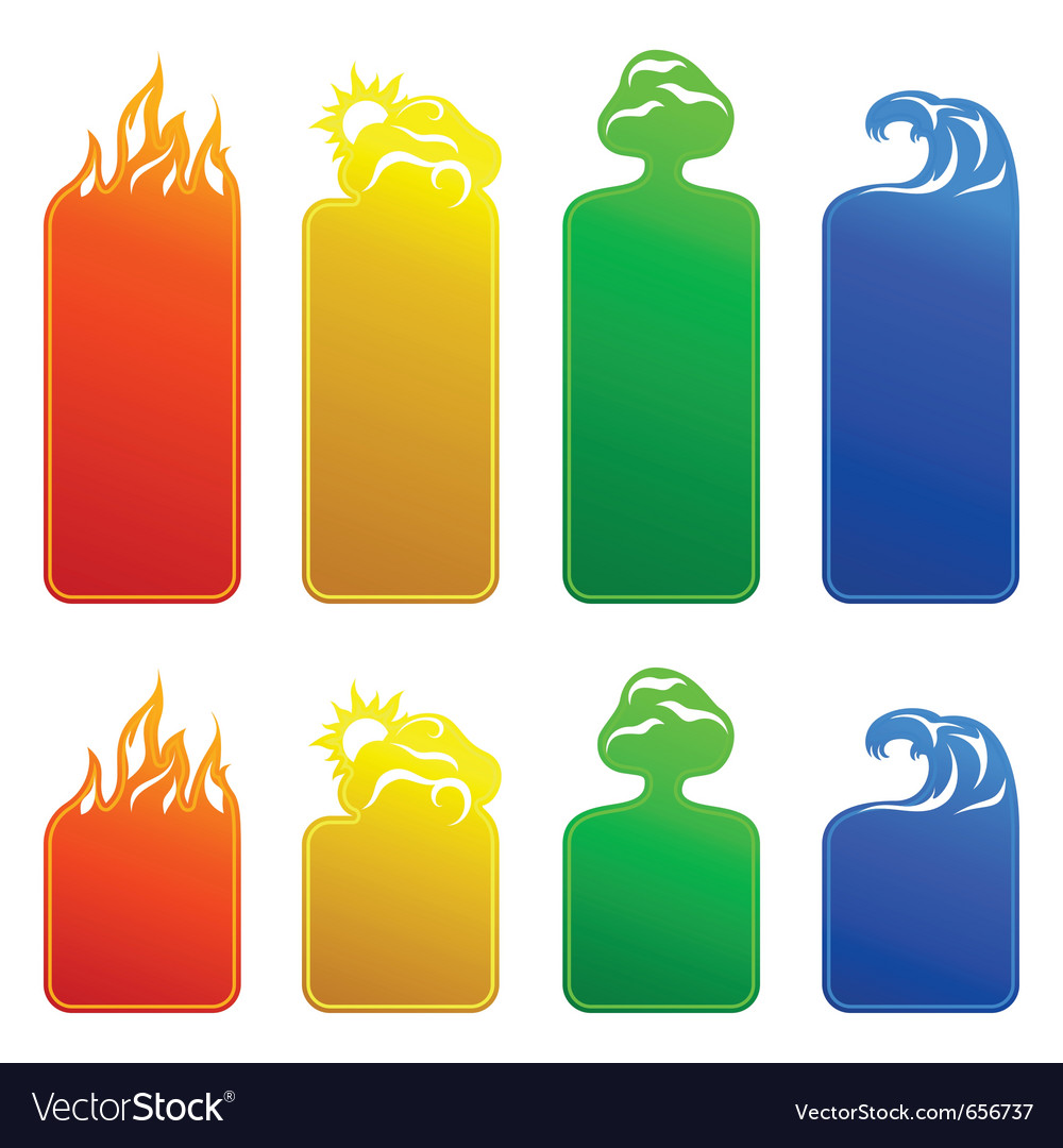 Elements banners Royalty Free Vector Image - VectorStock