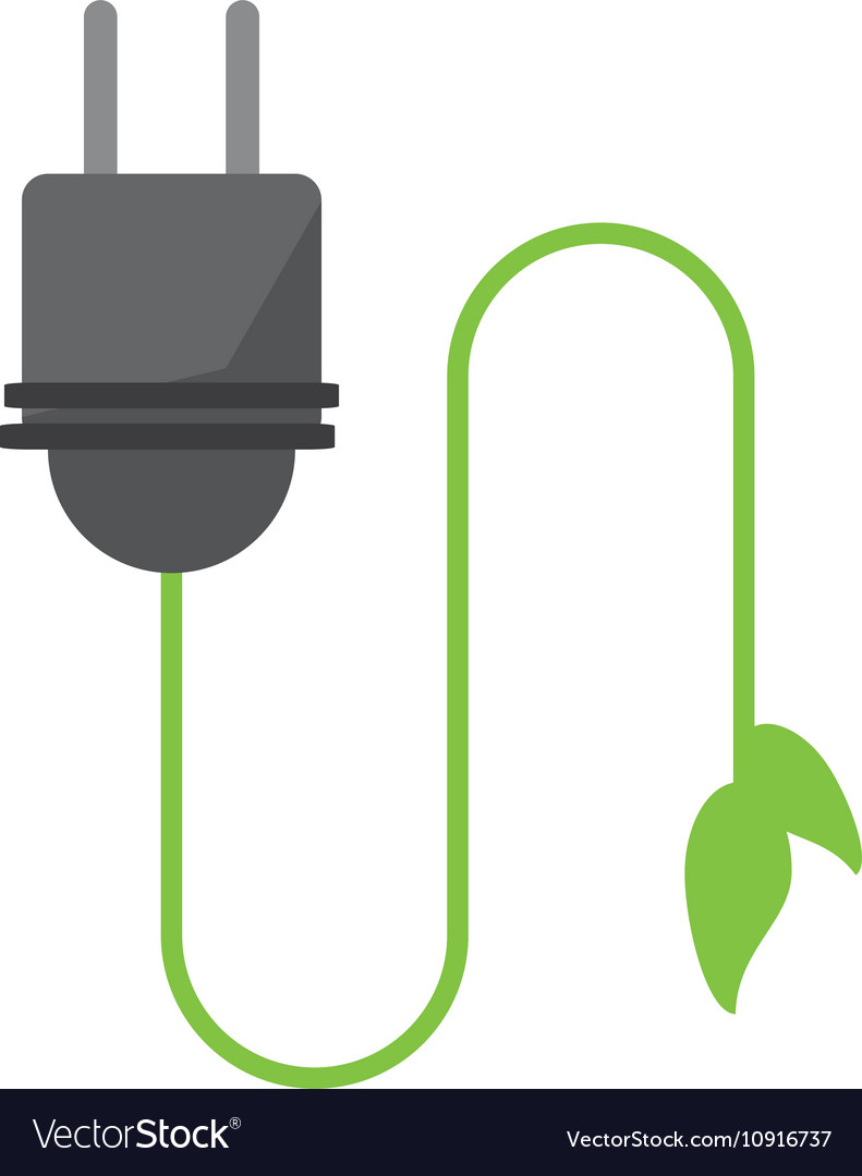 Isolated plug object design Royalty Free Vector Image