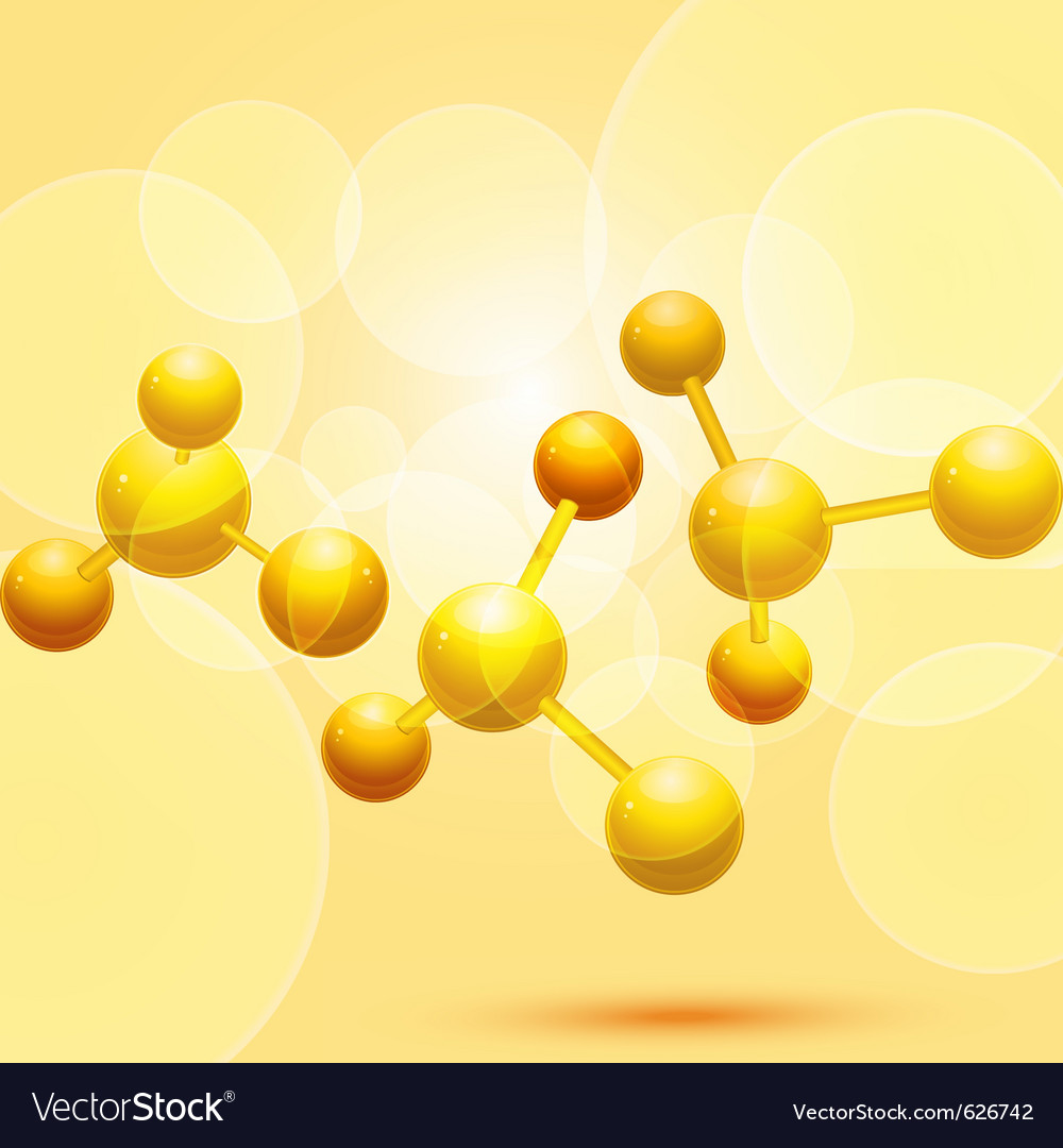 3d molecules Royalty Free Vector Image - VectorStock