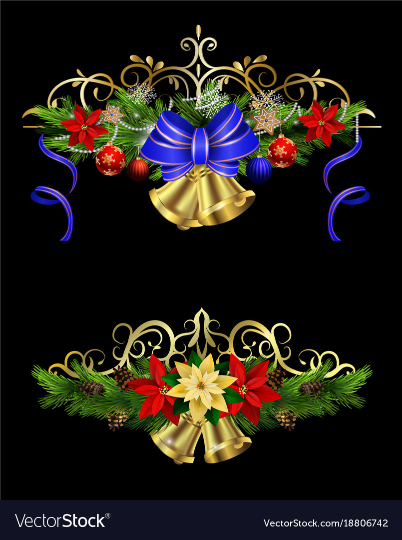 Christmas elements for your designs Royalty Free Vector