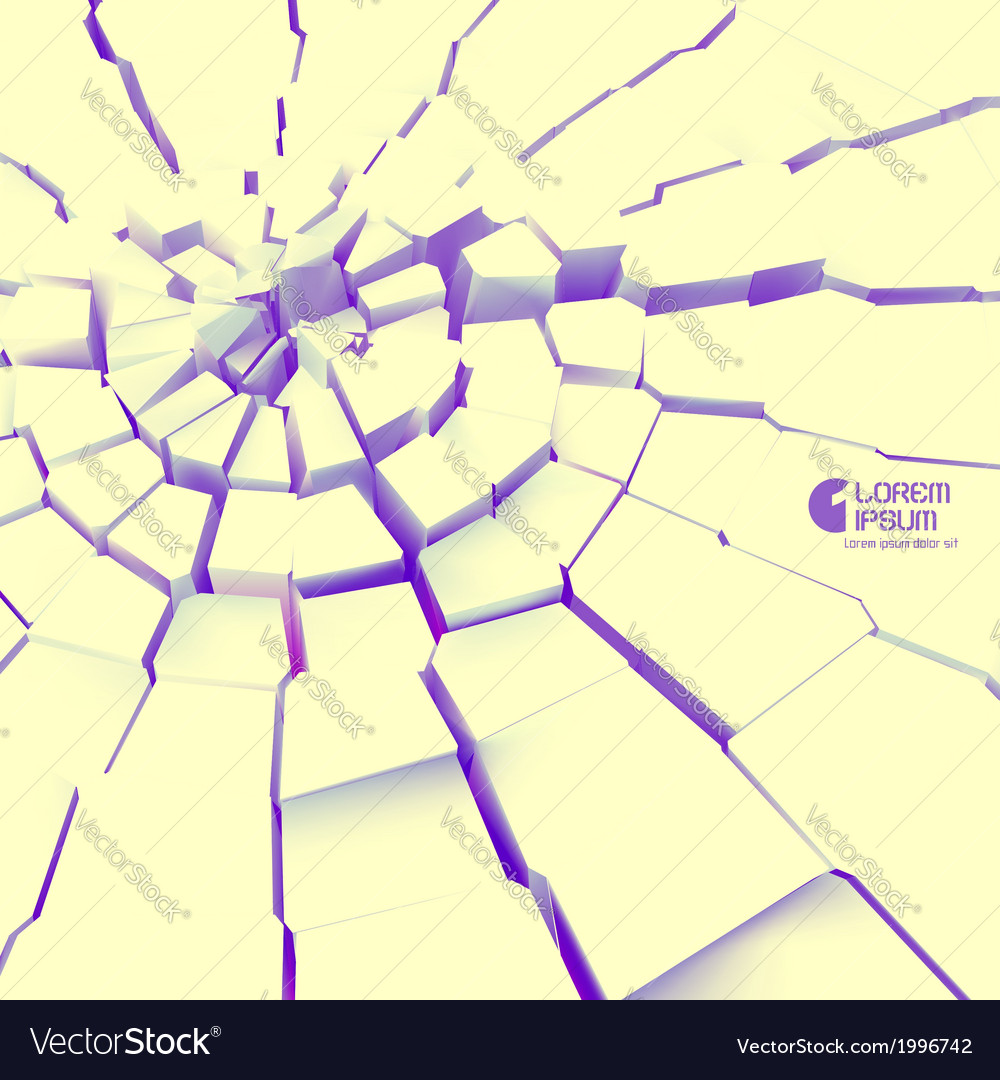 Cracked background Royalty Free Vector Image - VectorStock