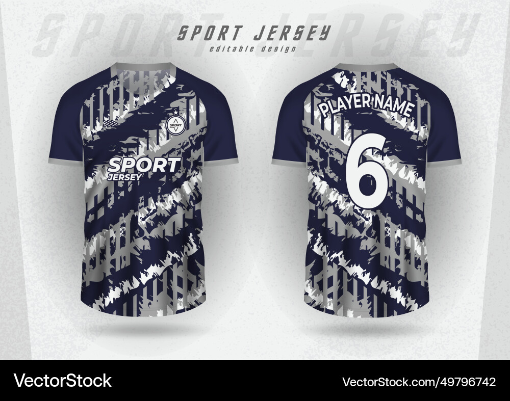 Mockup for sports jerseys Royalty Free Vector Image