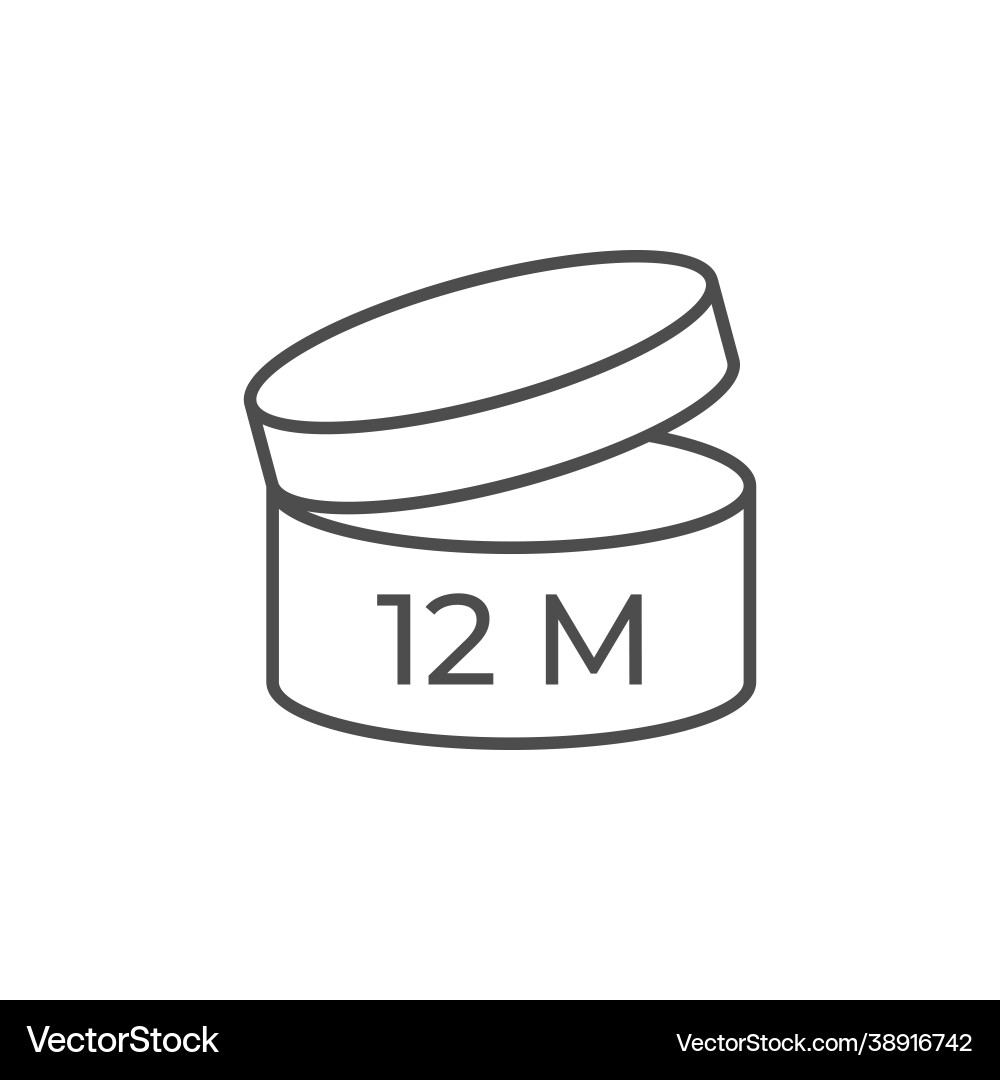 Period after opening line icon Royalty Free Vector Image