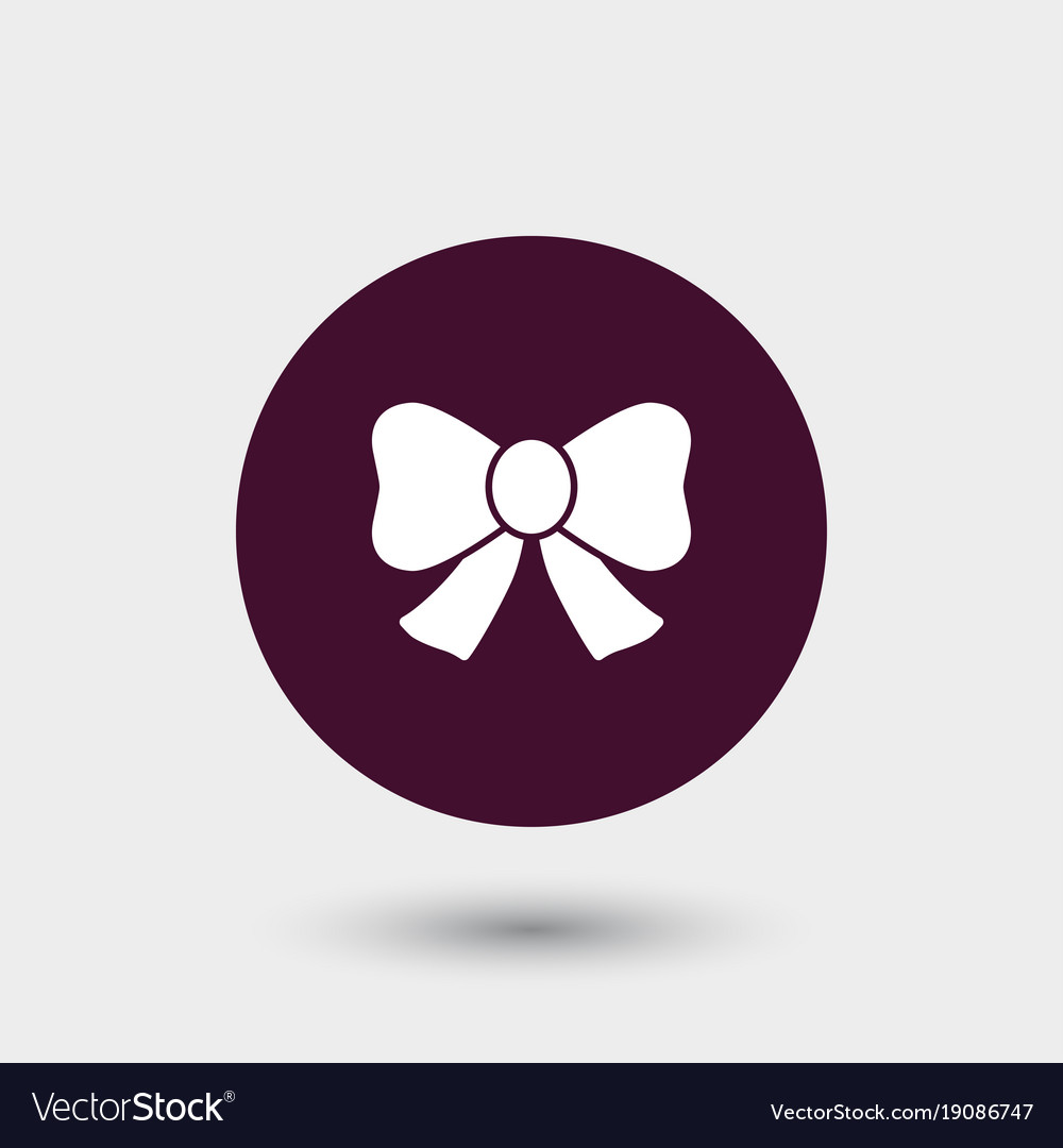 Bow icon simple Royalty Free Vector Image - VectorStock