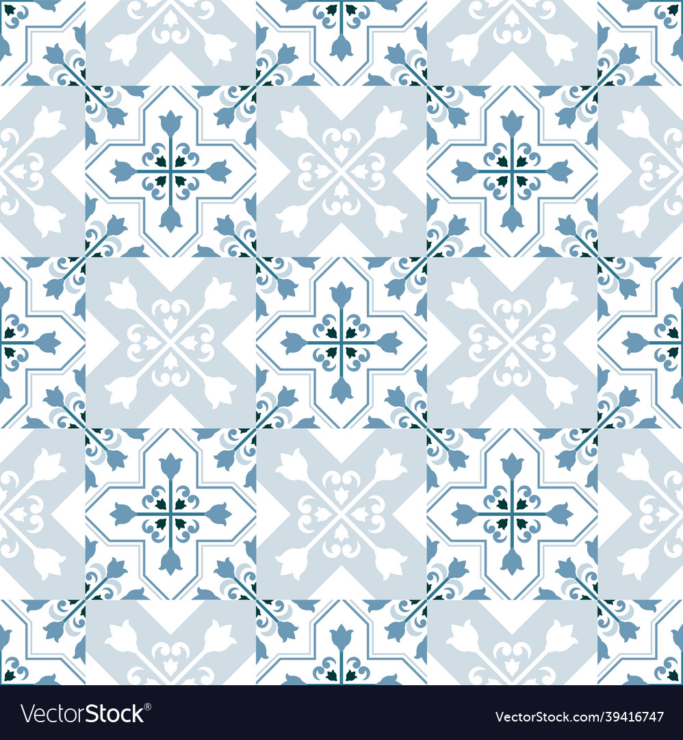 Ceramic tile pattern Royalty Free Vector Image