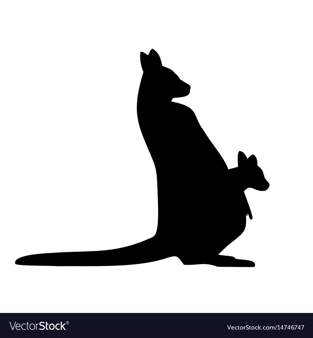 Kangaroo Royalty Free Vector Image - VectorStock
