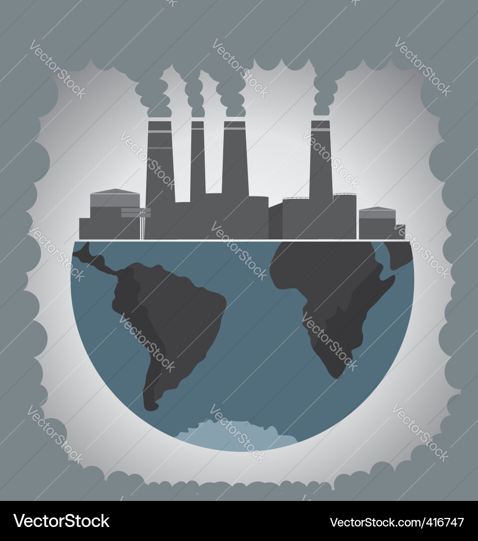 Pollution Royalty Free Vector Image - VectorStock