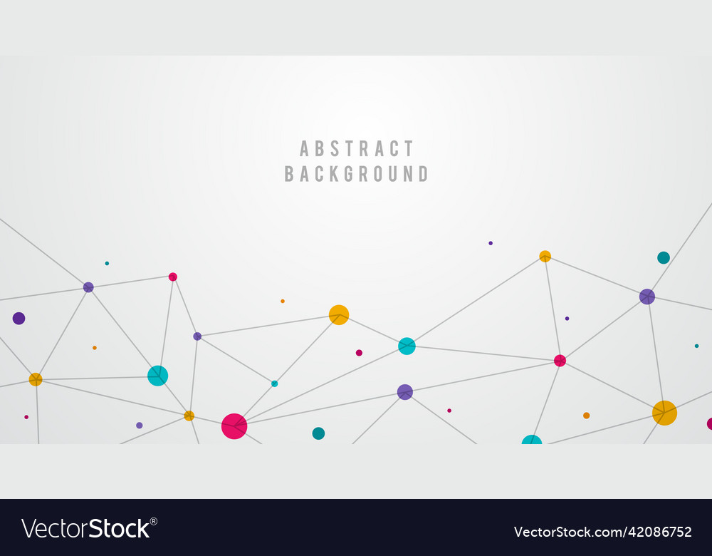 Abstract low poly technology background Royalty Free Vector