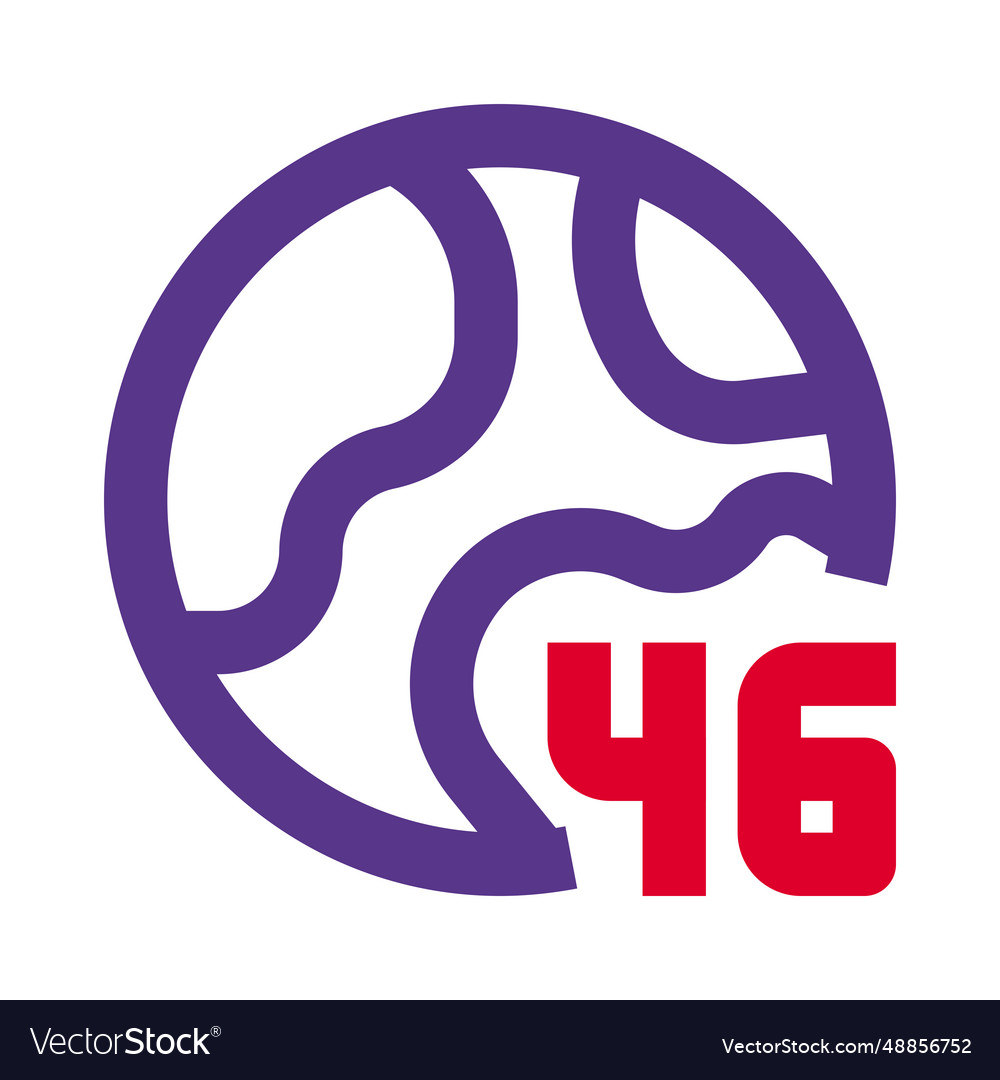 Fourth gen latest network for smartphones Vector Image