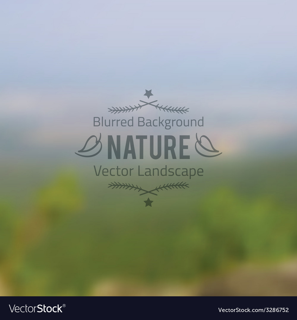 Landscape Royalty Free Vector Image - VectorStock