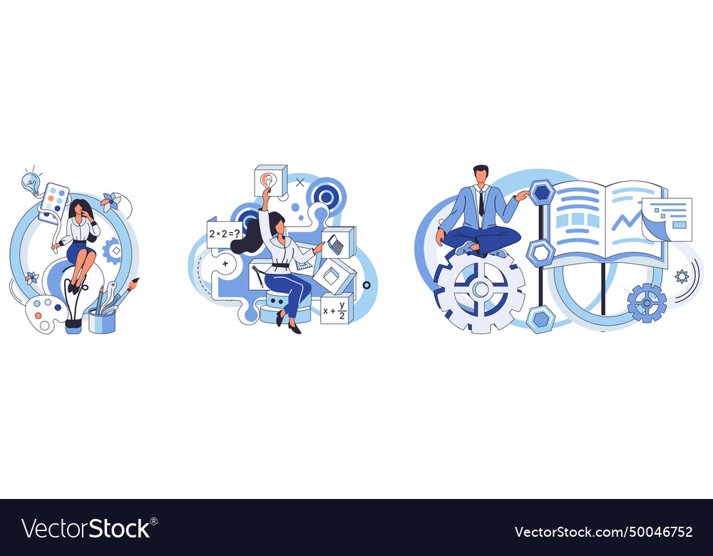 Process optimization the effectiveness strategy Vector Image