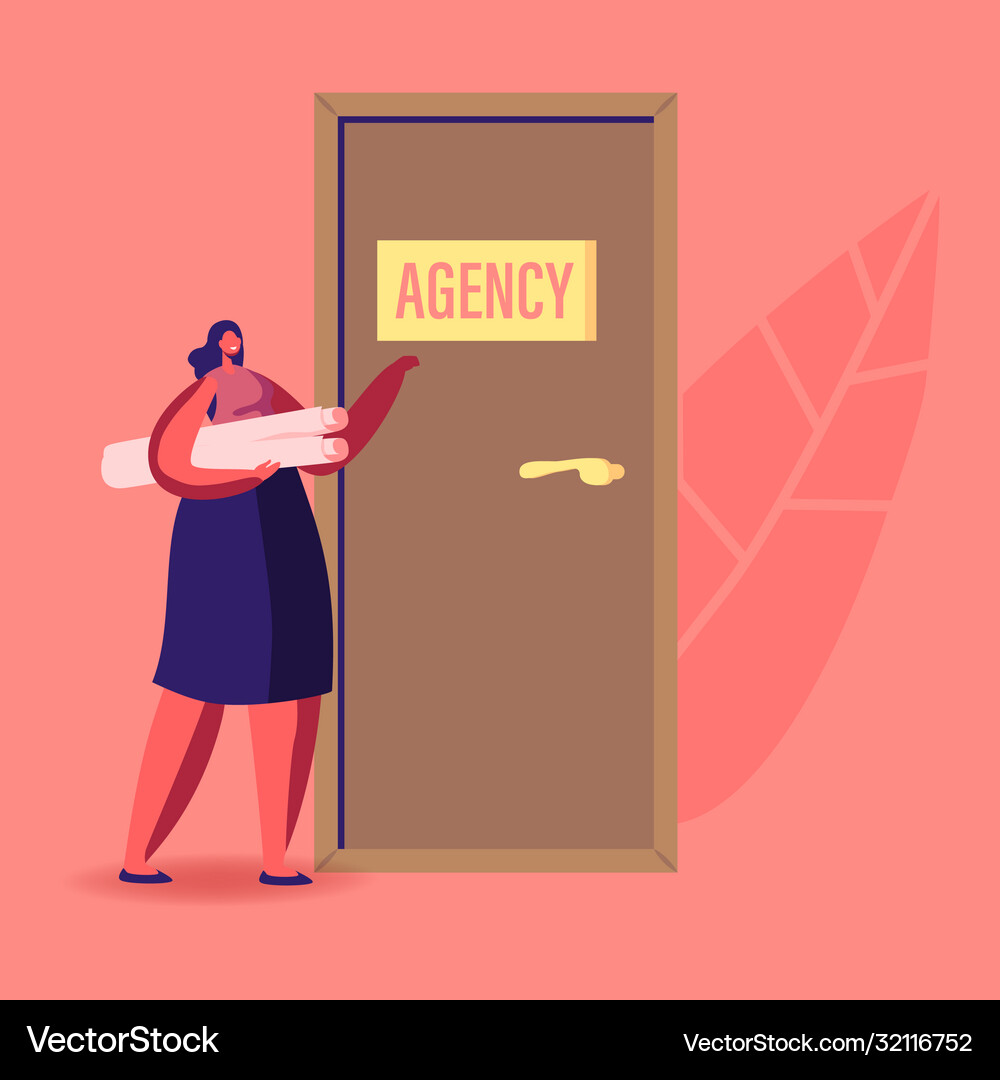 Recruitment job hiring and interview concept Vector Image