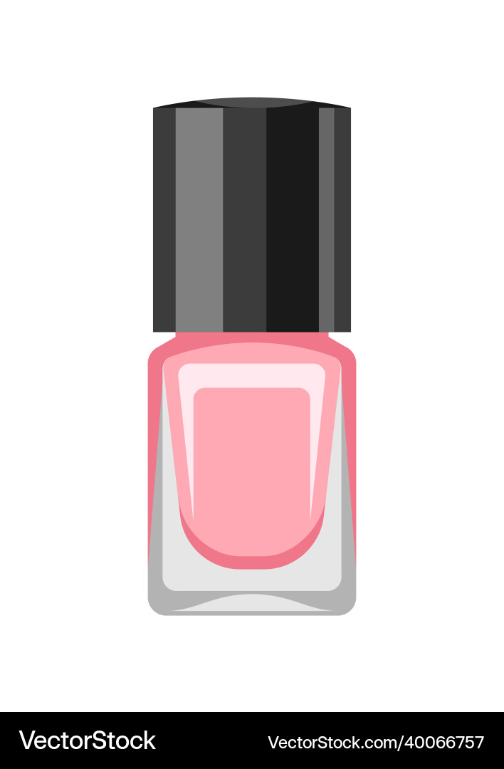 Nail polish make up item beauty Royalty Free Vector Image