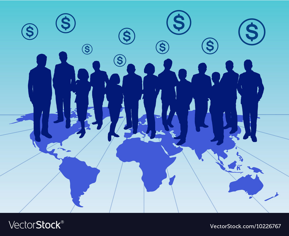 Business people group Royalty Free Vector Image