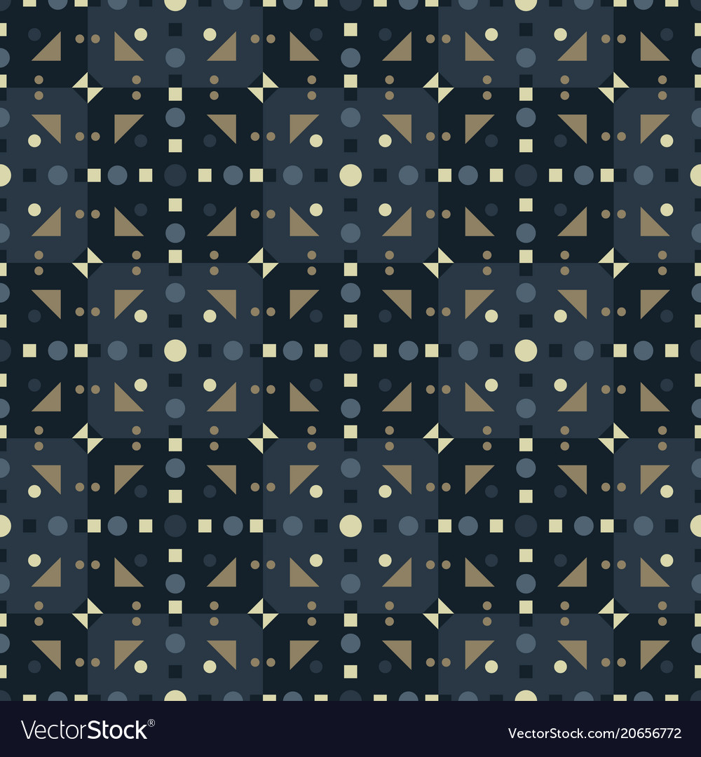 Abstract tiles seamless pattern Royalty Free Vector Image