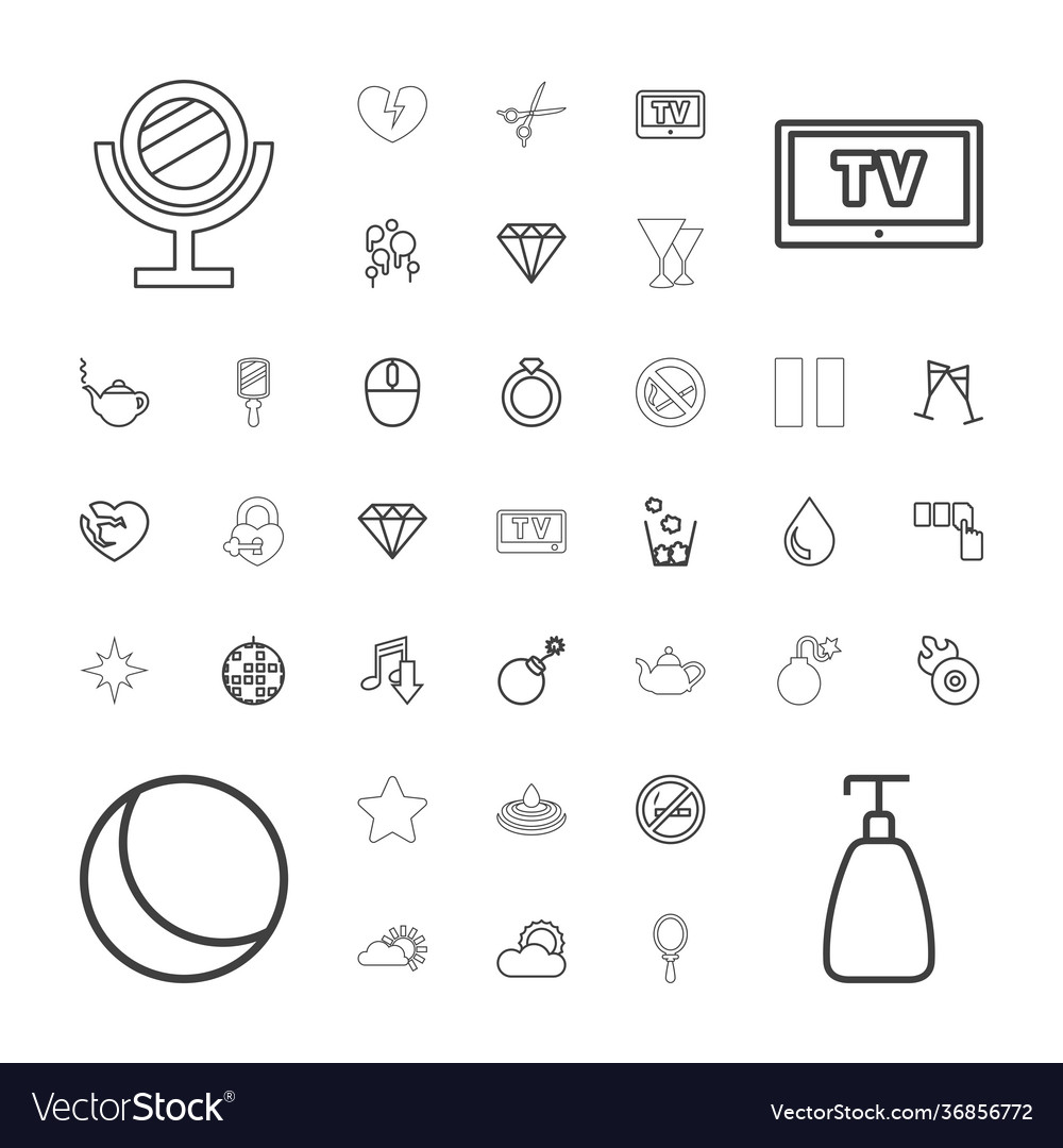 Shiny icons Royalty Free Vector Image - VectorStock