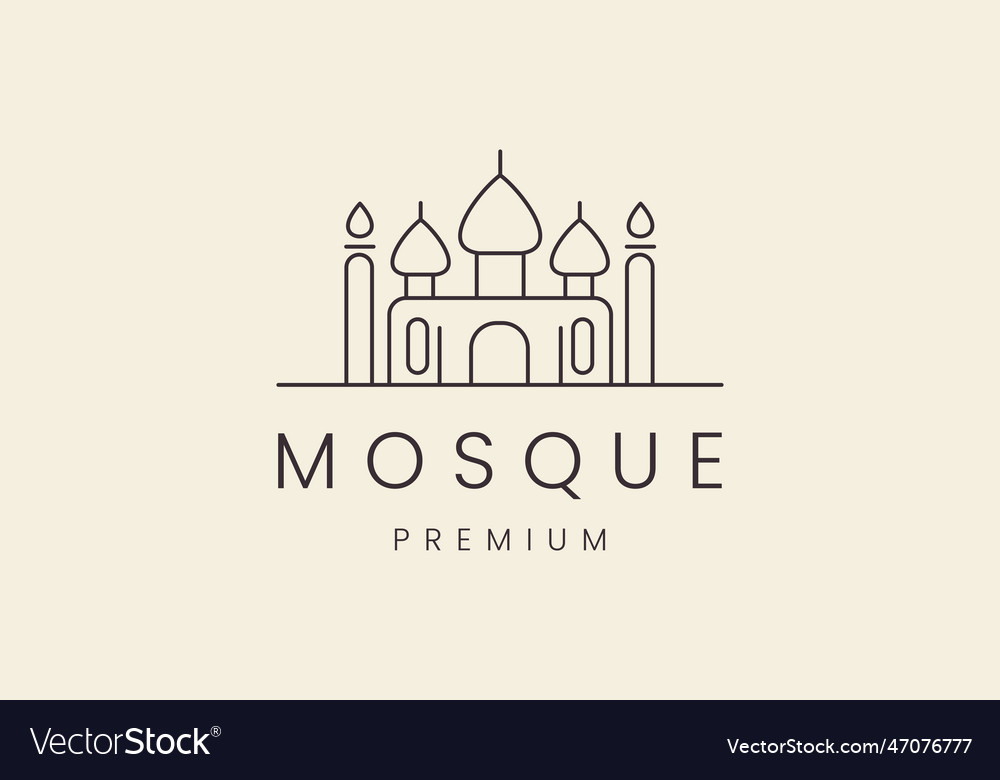 Mosque Royalty Free Vector Image - VectorStock