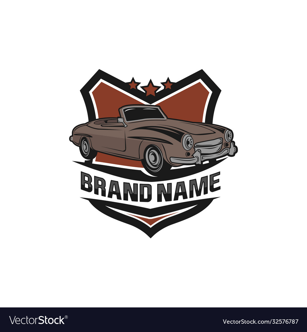 Classicvintage car design inspiration auto Vector Image