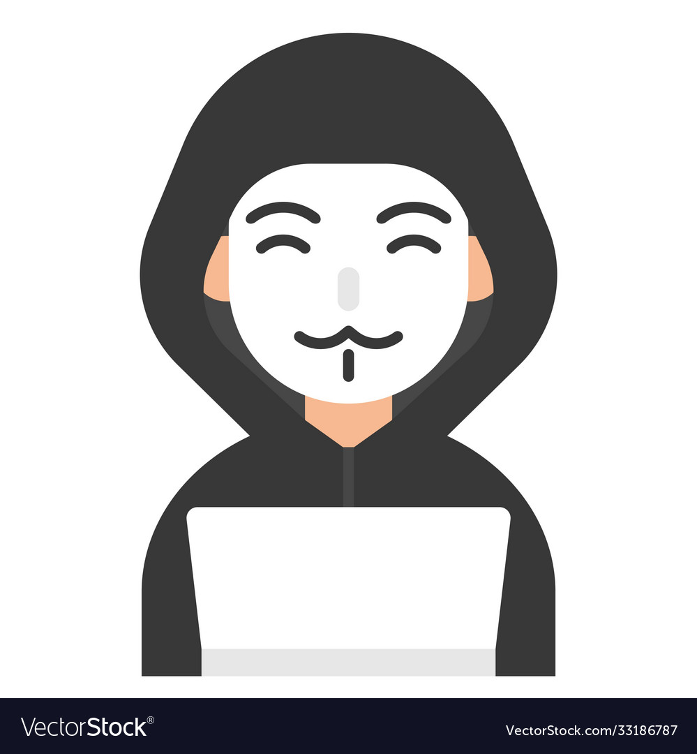 Hacker icon profession and job Royalty Free Vector Image
