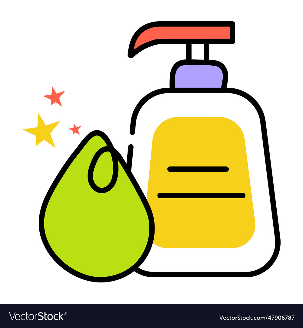 Makeup cleanser Royalty Free Vector Image - VectorStock