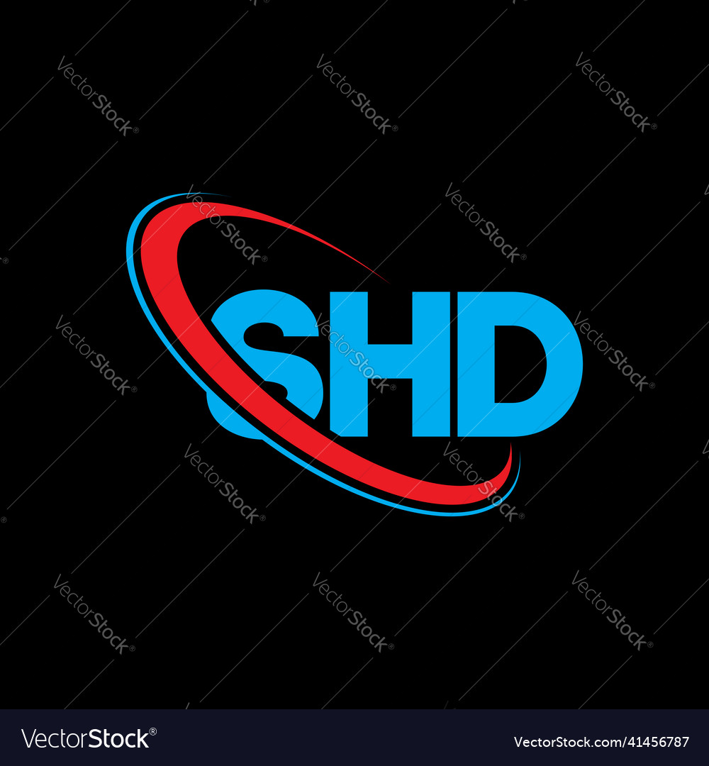Shd Logo Letter Letter Logo Design Royalty Free Vector Image