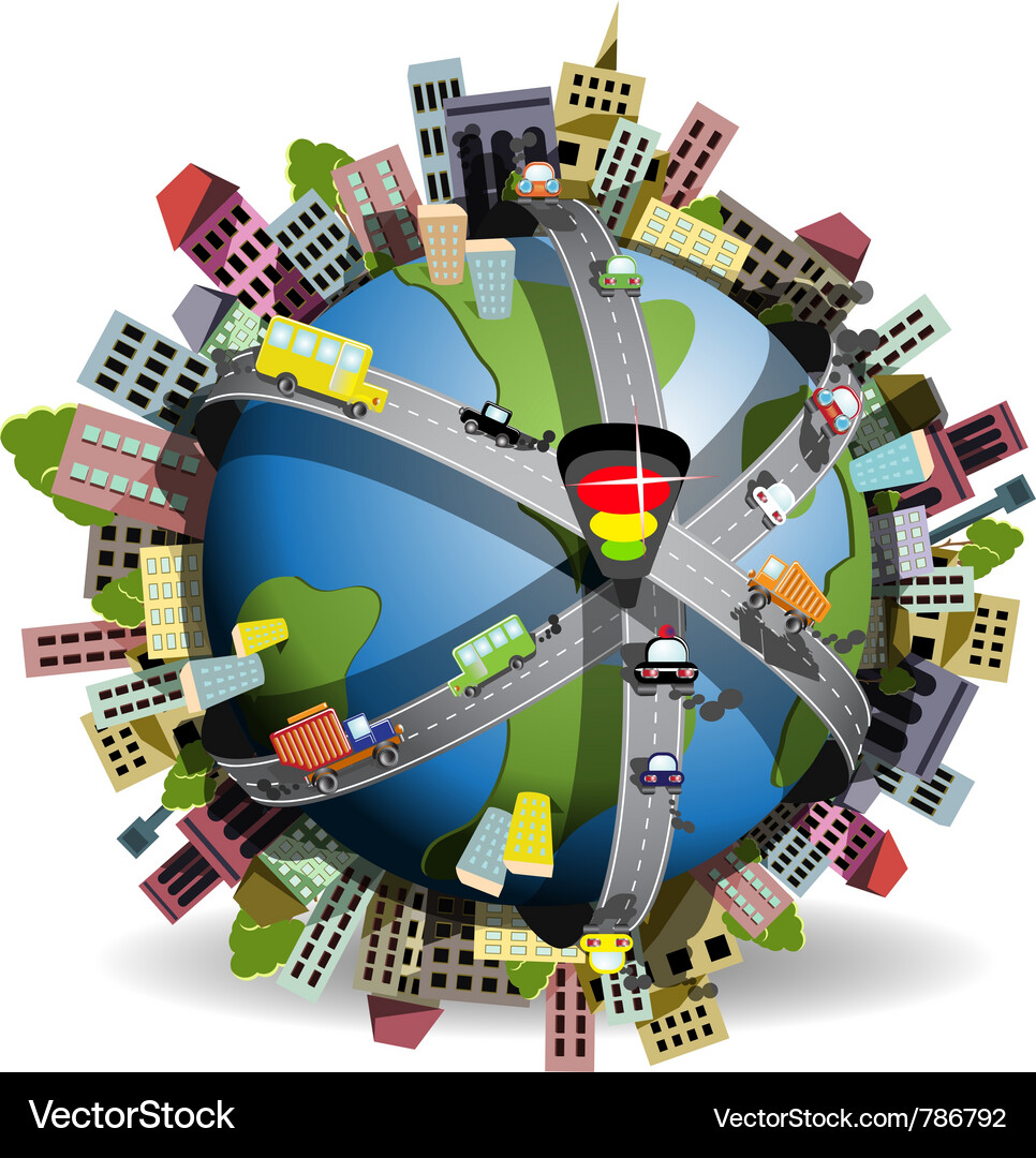 Highway Network Royalty Free Vector Image - VectorStock