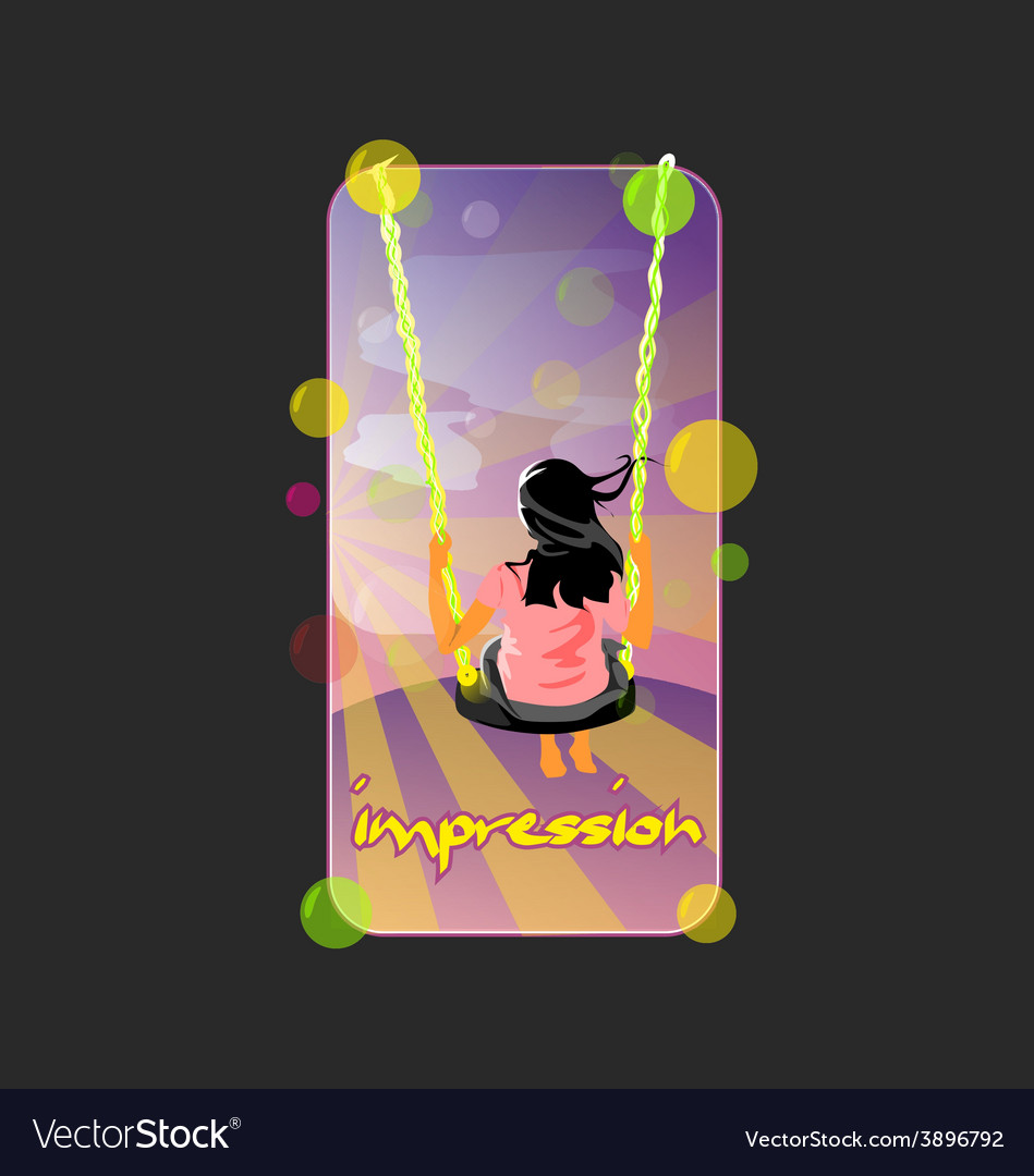 Impression Royalty Free Vector Image - VectorStock