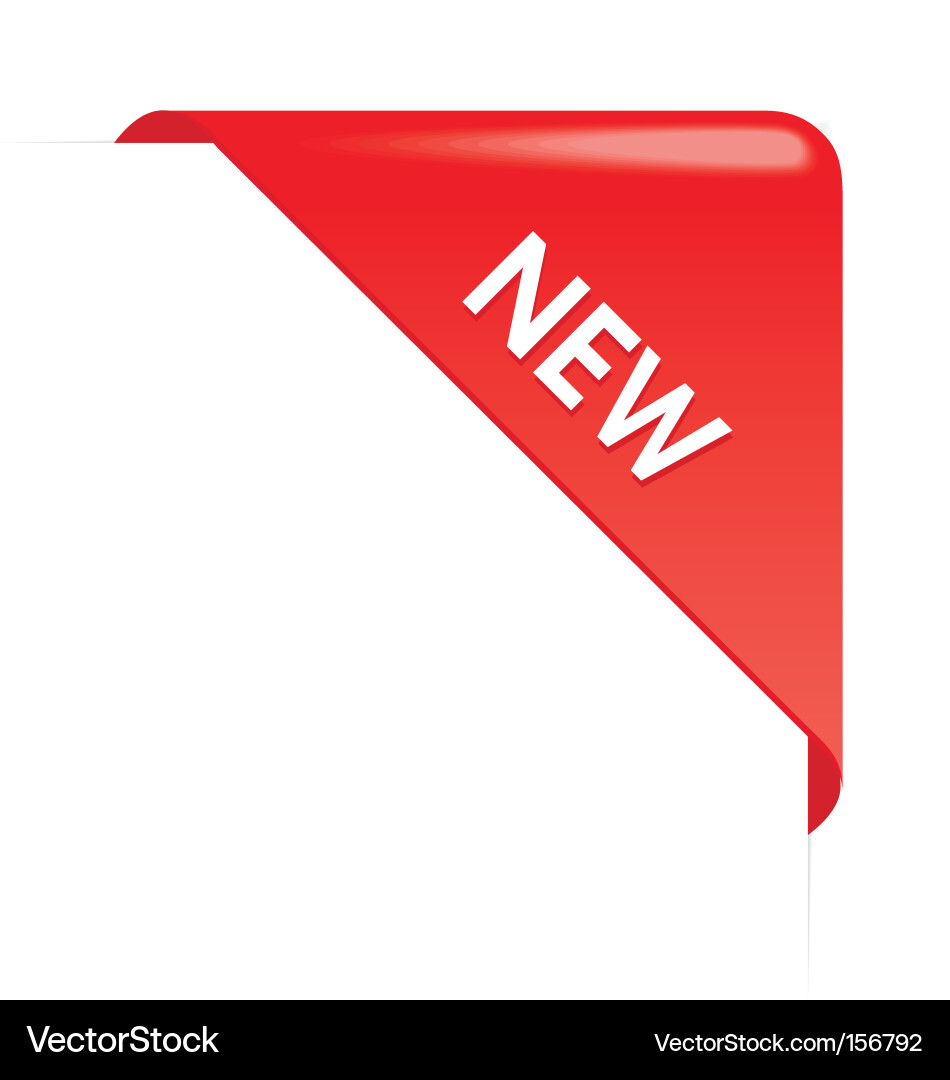 Free Corner Ribbon Vector