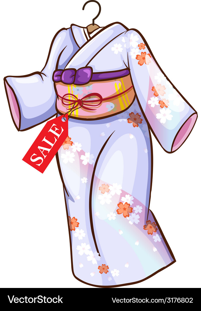 A simple dress for sale Royalty Free Vector Image