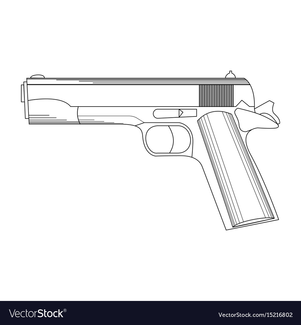 Firearms Royalty Free Vector Image - VectorStock